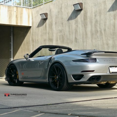 Porsche 911 Turbo 991 Silver Vossen M-X2 | Wheel Front