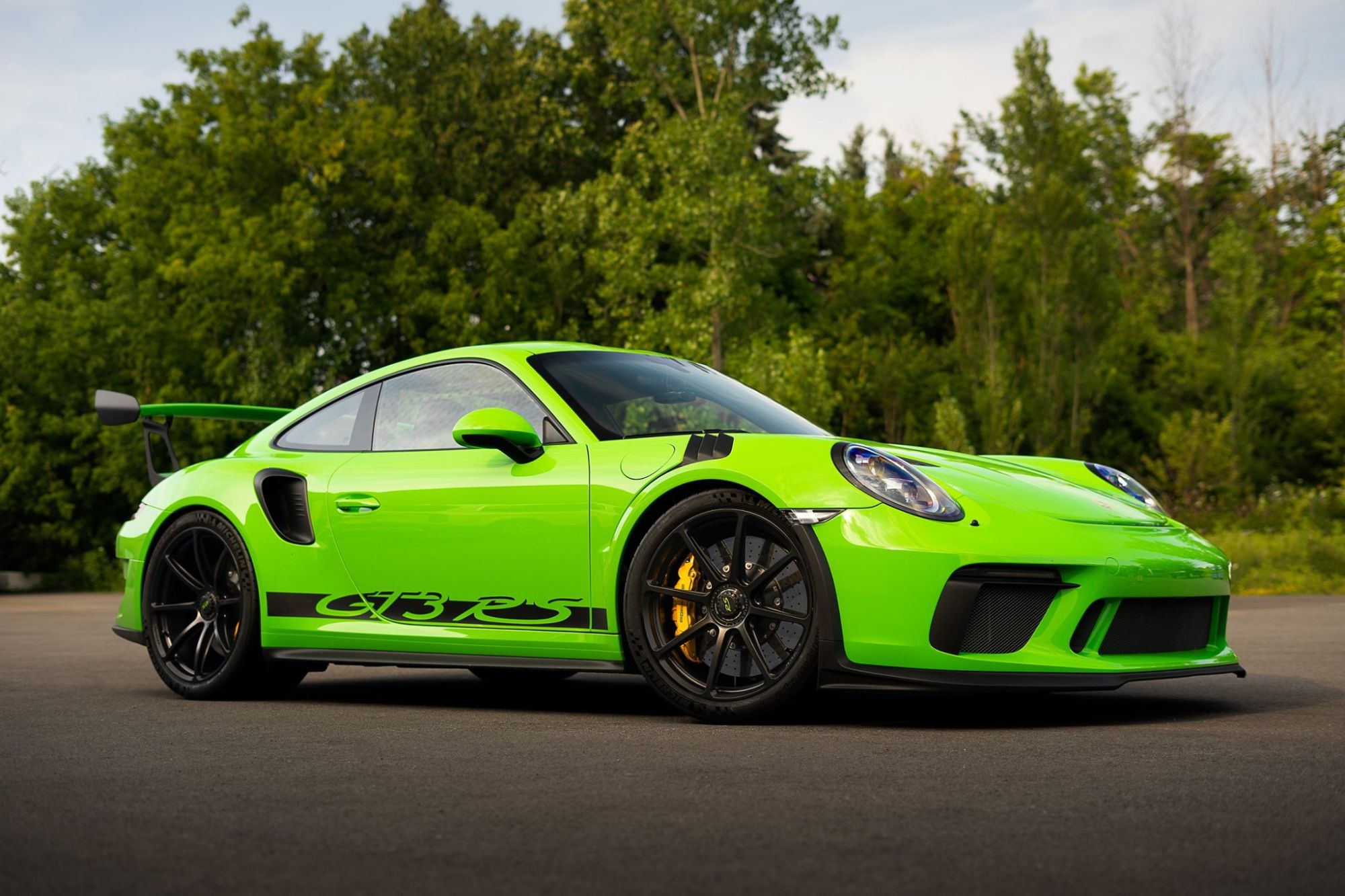 Porsche 911 GT3 RS 991 Green Forgeline GE1 Wheel Wheel Front