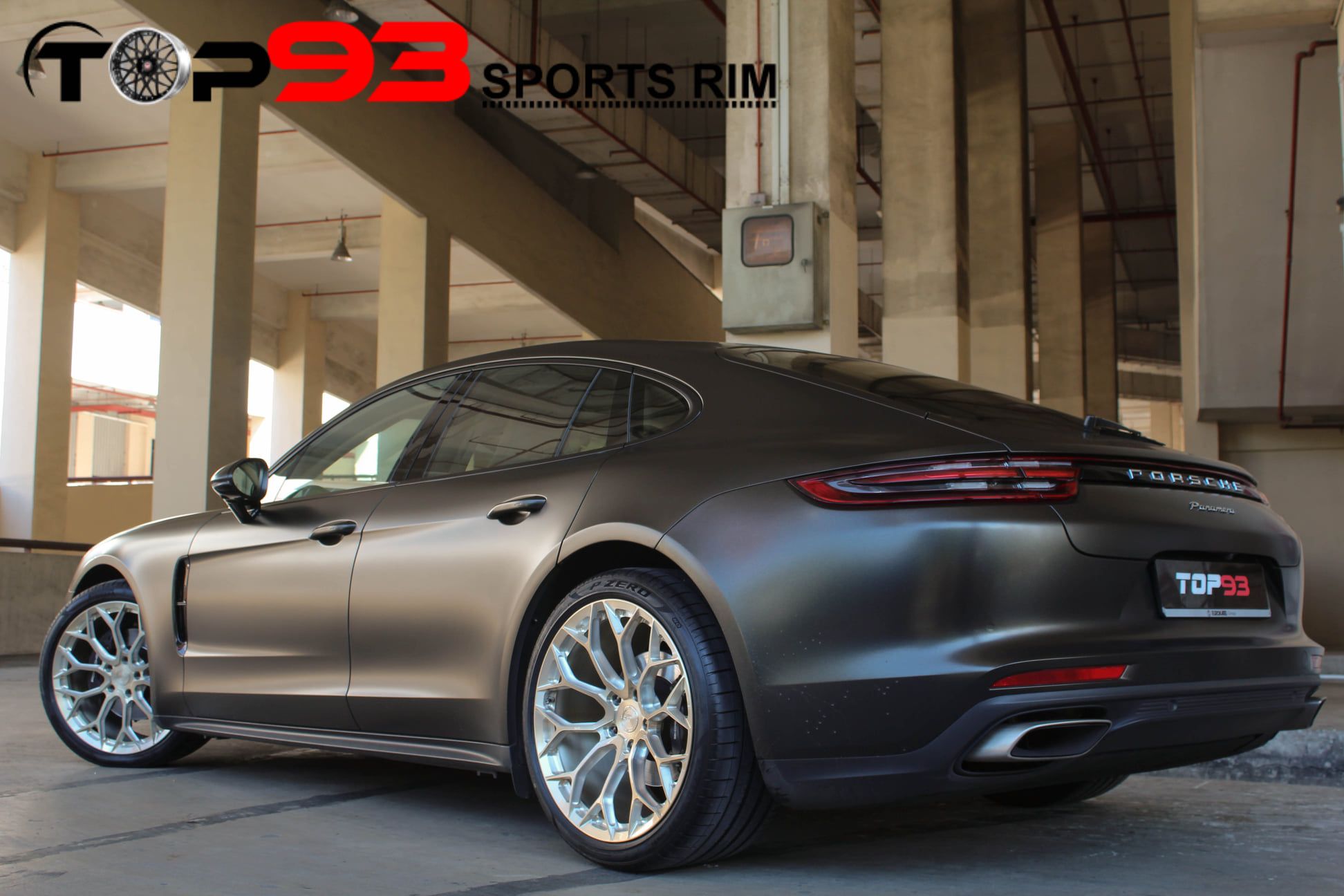 Porsche Panamera Silver BC Forged KL31