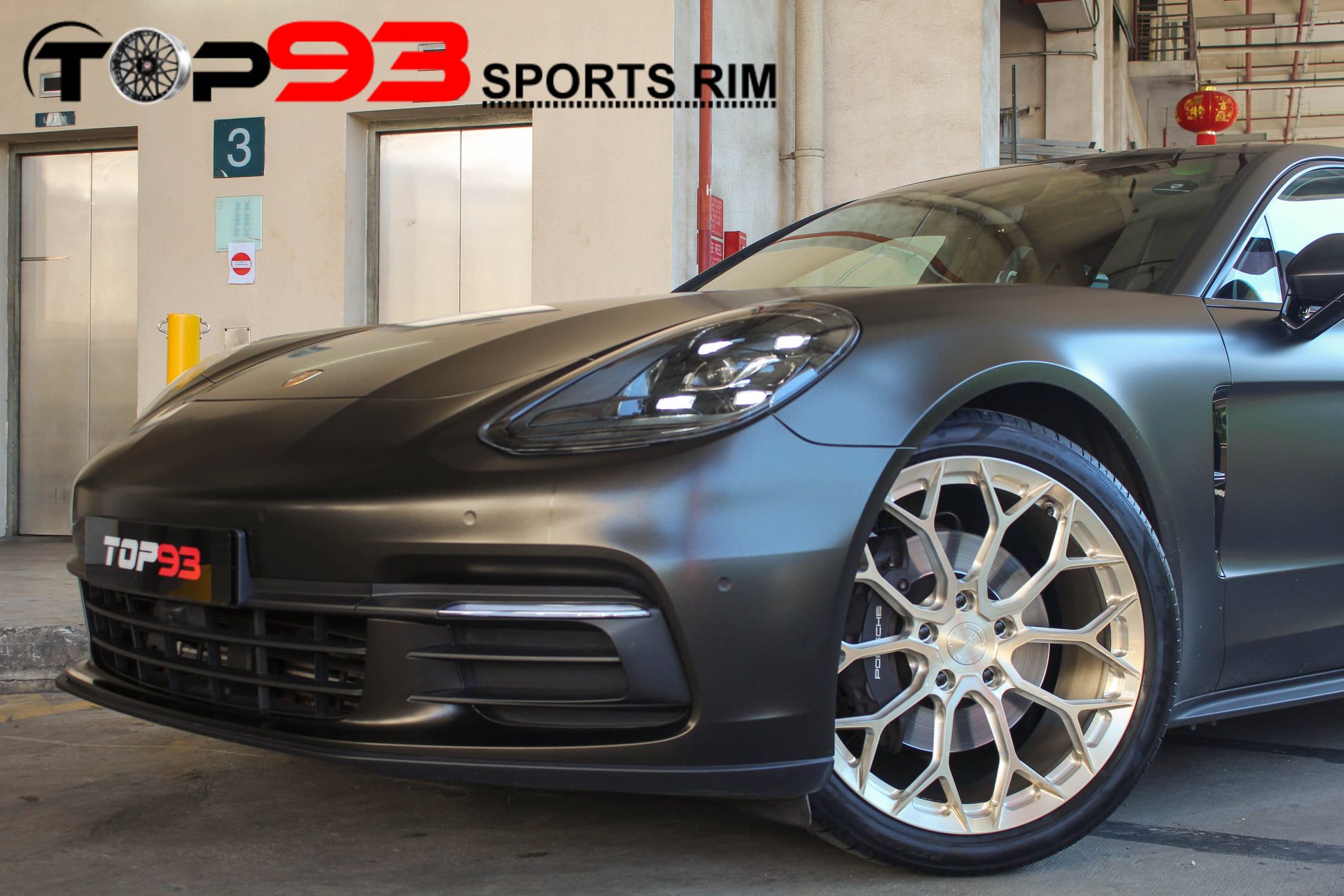 Porsche Panamera Silver BC Forged KL31