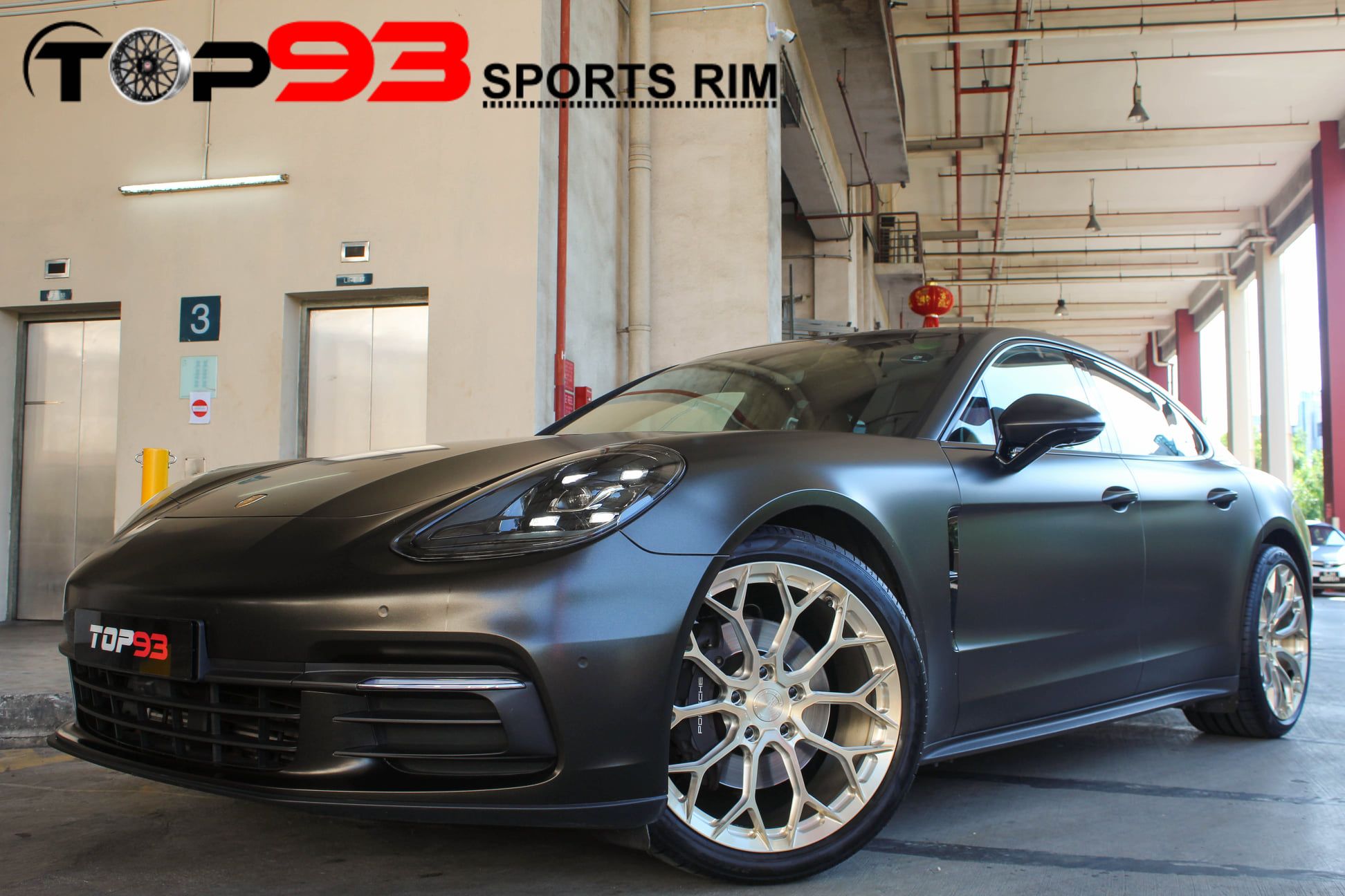 Porsche Panamera Silver BC Forged KL31
