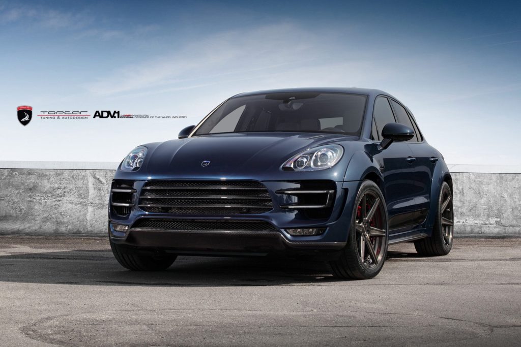 Porsche Macan Blue ADV.1 ADV6 M.V2 SL | Wheel Front