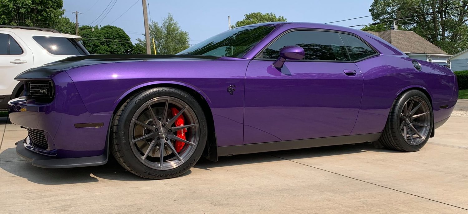 Dodge Challenger SRT Hellcat Purple Vertini RFS1.3 | Wheel Front