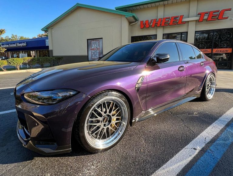 BMW M3 G80 Purple BBS LM | Wheel Front