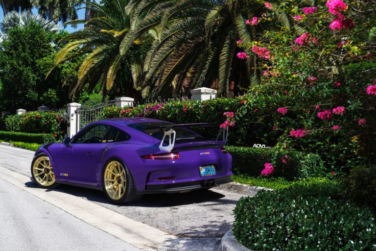 Porsche 911 GT3 RS 991 Purple ADV.1 ADV5.2 M.V2 ADVANCED | Wheel Front