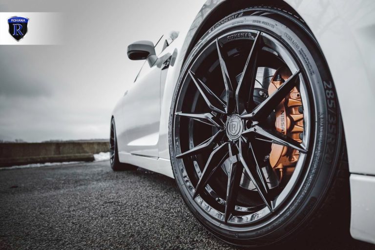 Nissan GT-R R35 White Rohana RFX13 | Wheel Front