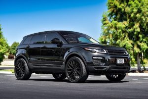 Land Rover Evoque Black with Asanti ABL-21 Aftermarket Wheels | Wheel Front