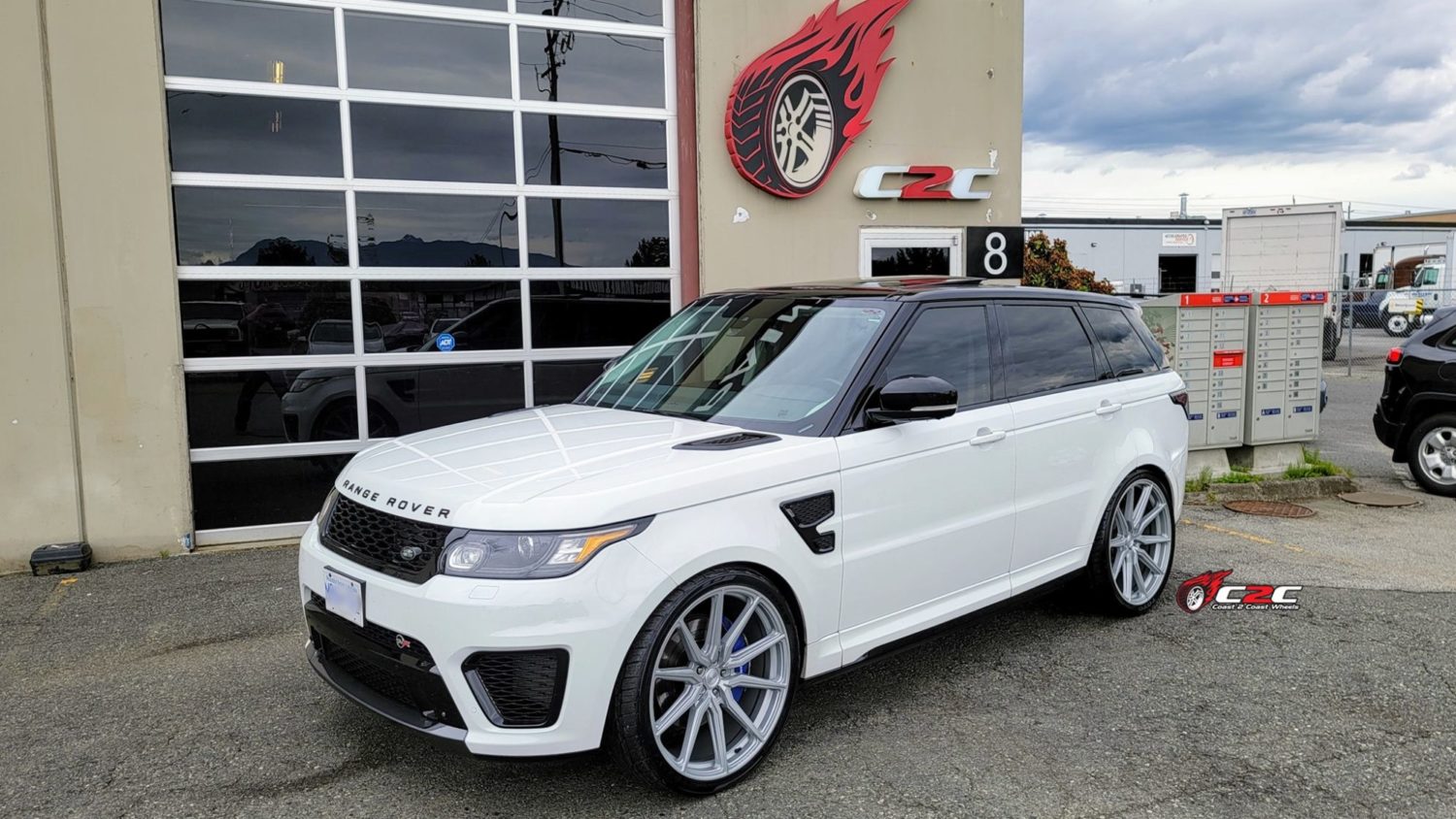 Land Rover Range Rover SVR White Vossen HF-3 | Wheel Front