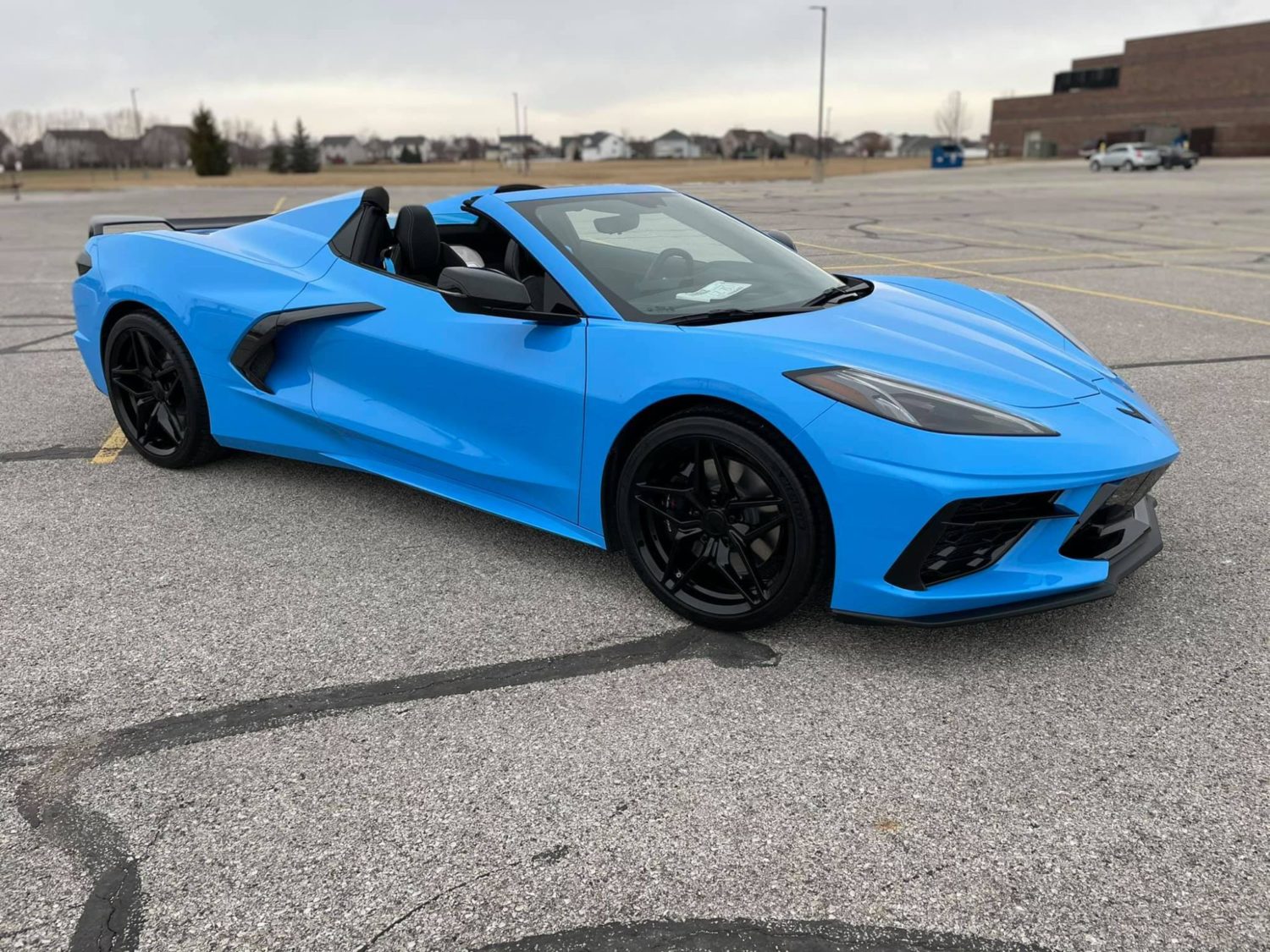 Chevrolet Corvette C8 Stingray HTC Rapid Blue MRR M755 | Wheel Front