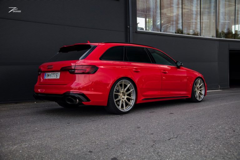 Audi RS4 B9 Red Z Performance ZP.FORGED 4 | Wheel Front