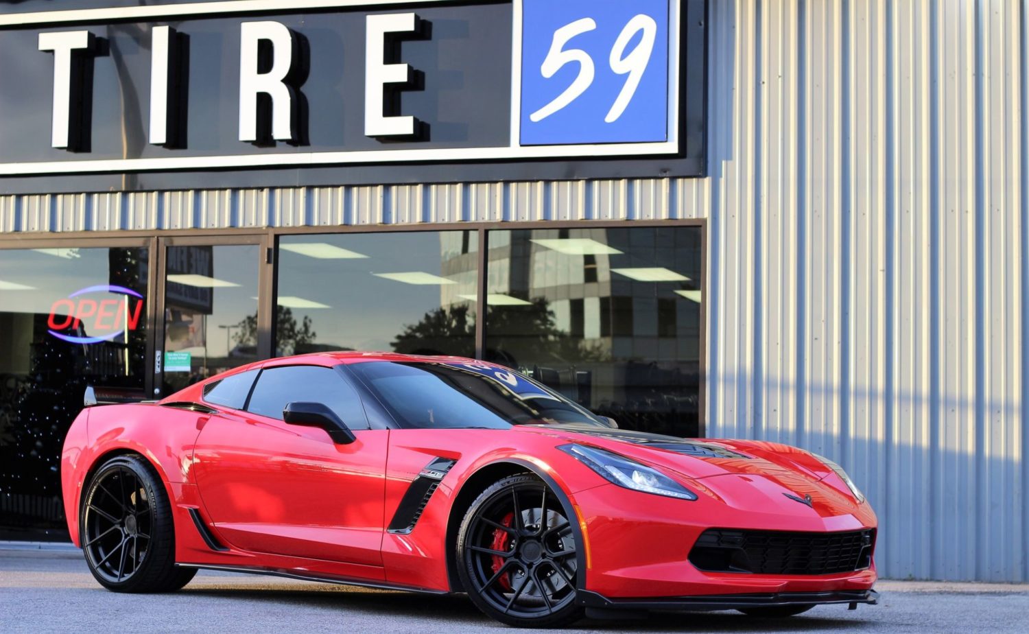 Chevrolet Corvette C7 Z06 Red Ferrada F8-FR8 | Wheel Front