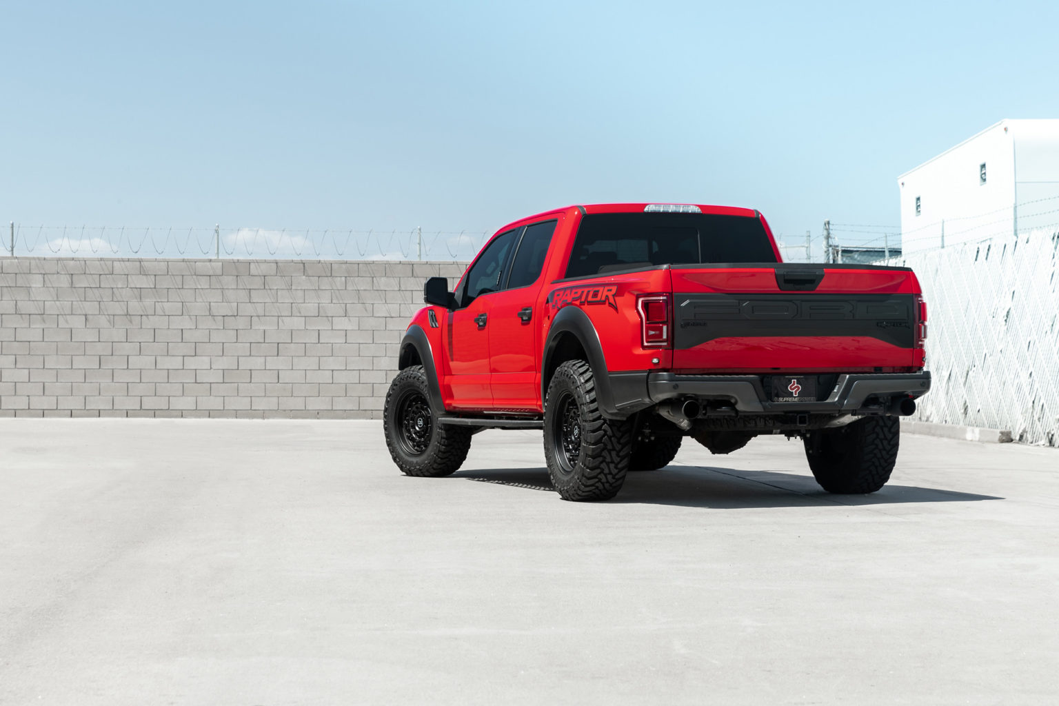 Ford F-150 Raptor Red Black Rhino Arsenal | Wheel Front