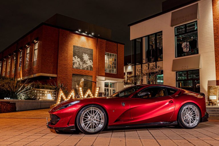 Ferrari 812 Superfast Red with ADV.1 ADV10.0 Track Spec Advanced ...