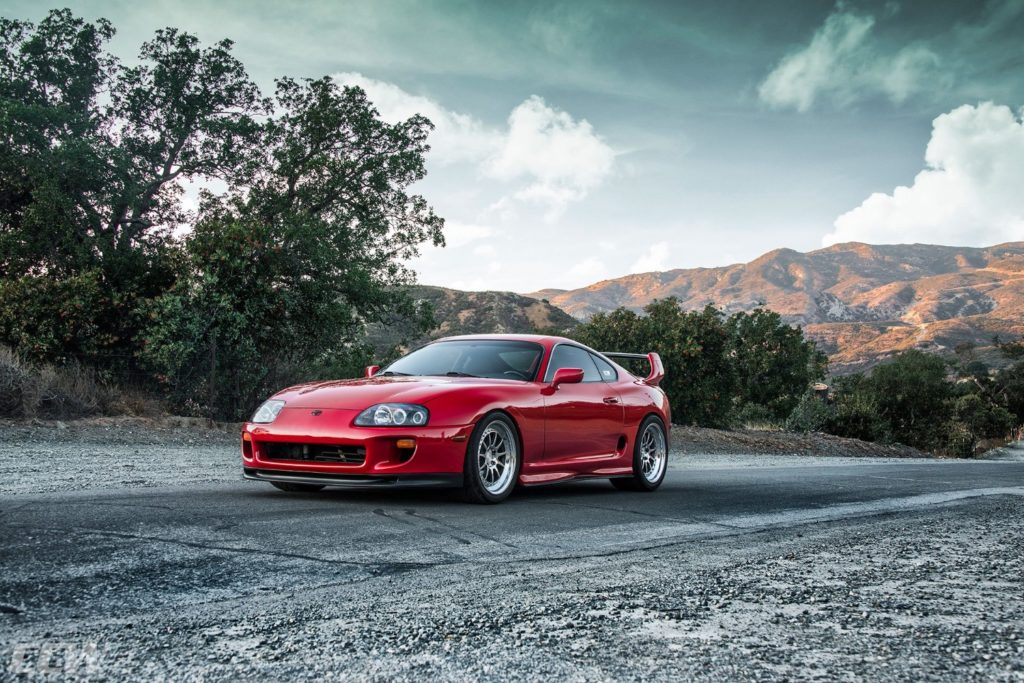 Toyota Supra Red CCW D110 | Wheel Front