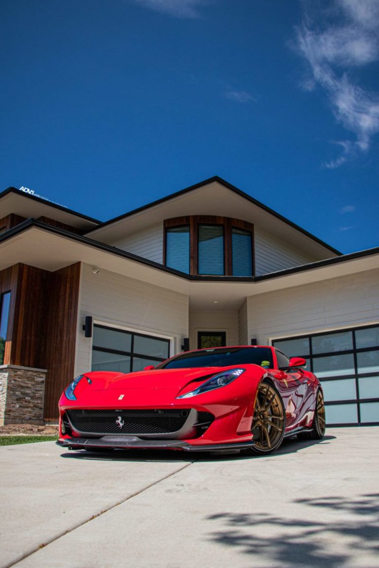 Ferrari 812 Superfast Red ADV.1 ADV5.2 M.V2 CS Wheel | Wheel Front