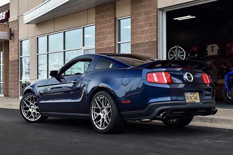 Ford Mustang GT S197 Blue HRE FF01 | Wheel Front