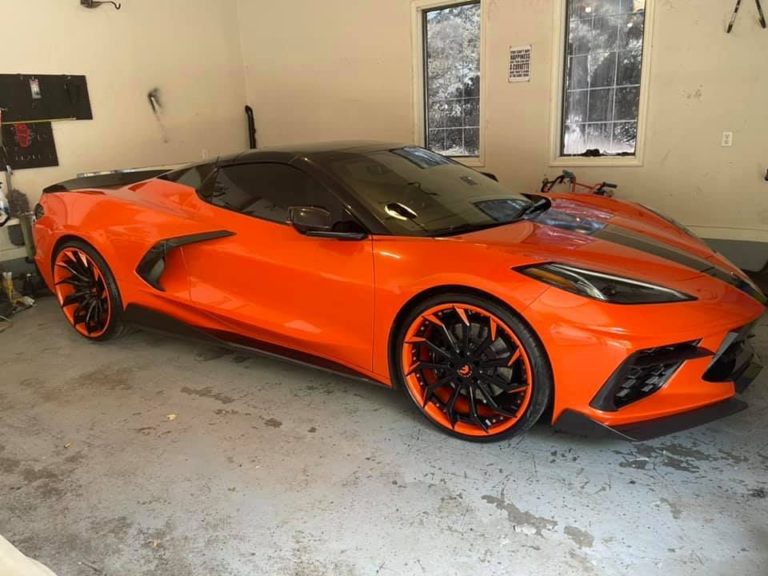 Chevrolet Corvette C8 Stingray Orange Forgiato Navaja | Wheel Front