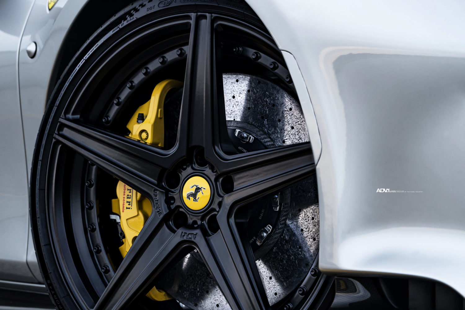 Ferrari 488 Pista Argento Nurburgring ADV.1 ADV5 M.V2 SL | Wheel Front