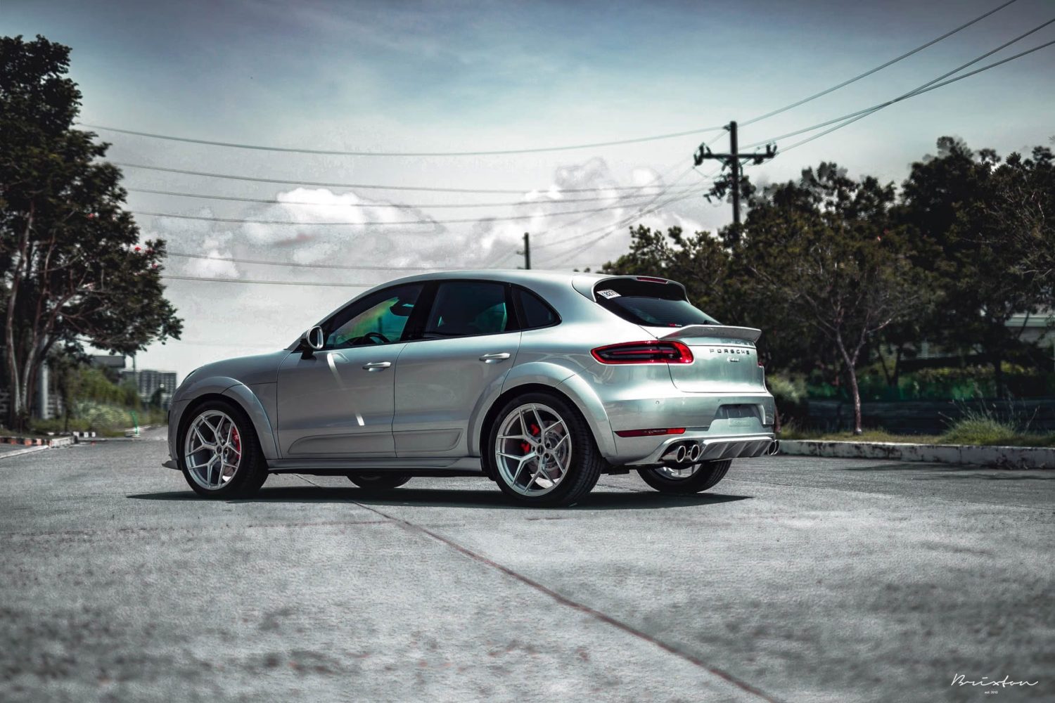 Porsche Macan Silver Brixton Forged PF7 Ultrasport+ Wheel | Wheel Front