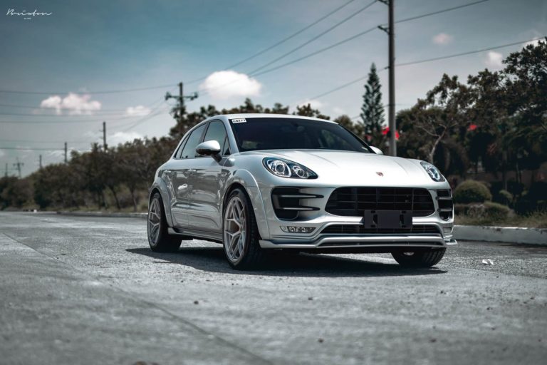 Porsche Macan Silver Brixton Forged PF7 Ultrasport+ Wheel | Wheel Front