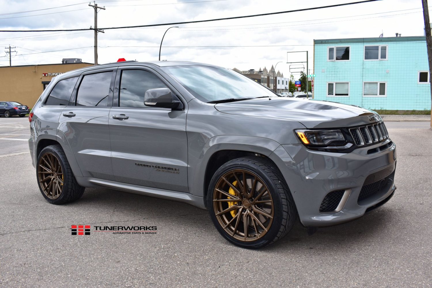 Jeep Grand Cherokee SRT Trackhawk Grey Vossen HF-4T | Wheel Front