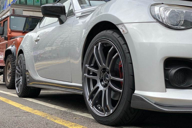 Subaru BRZ Silver Enkei TSP6 | Wheel Front