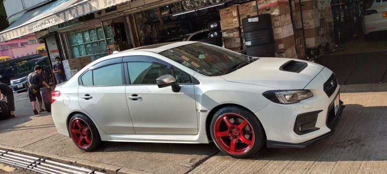 Subaru WRX VA White Advan TC-4 | Wheel Front