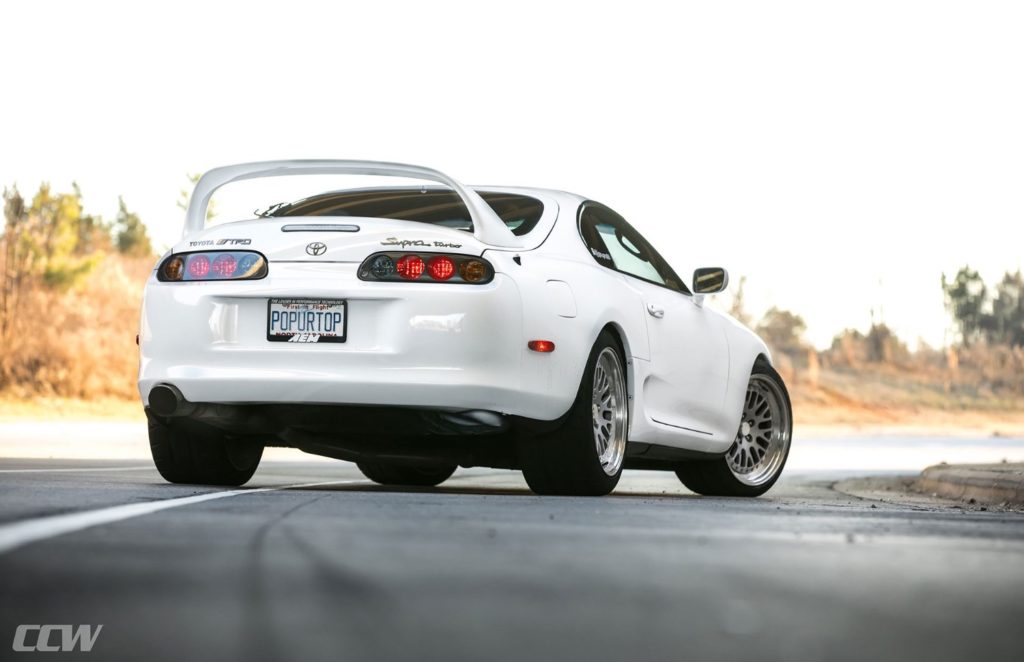 Toyota Supra White CCW Classic | Wheel Front
