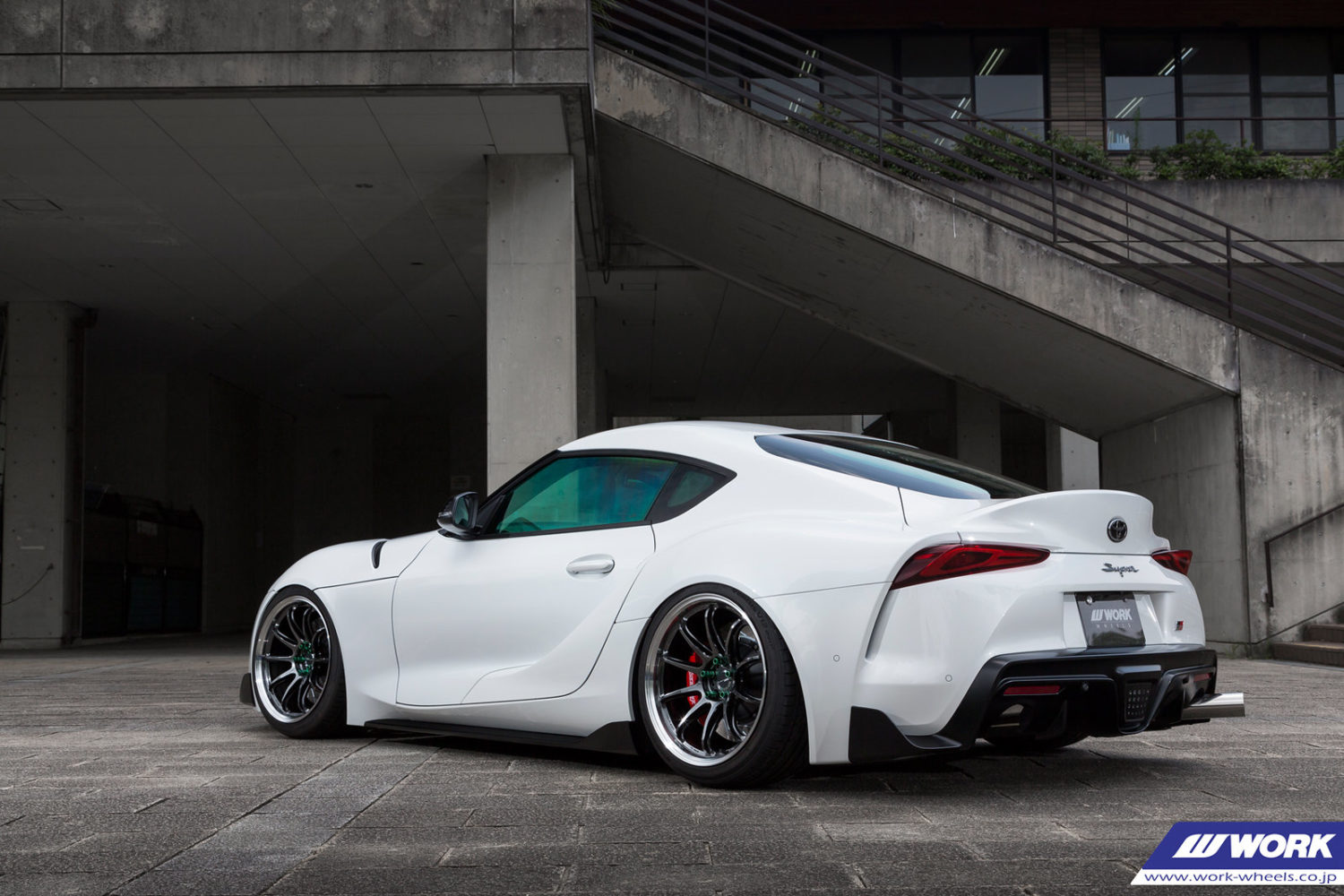 Toyota Supra GR A90 White Work Emotion ZR10 | Wheel Front