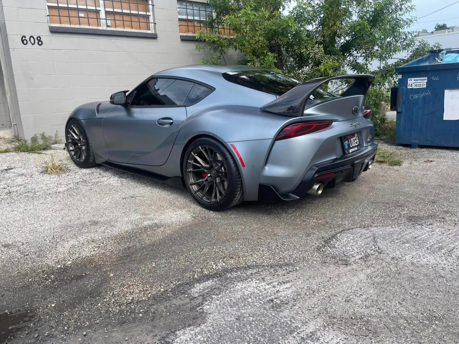 Toyota Supra GR Grey BC Forged EH184 | Wheel Front