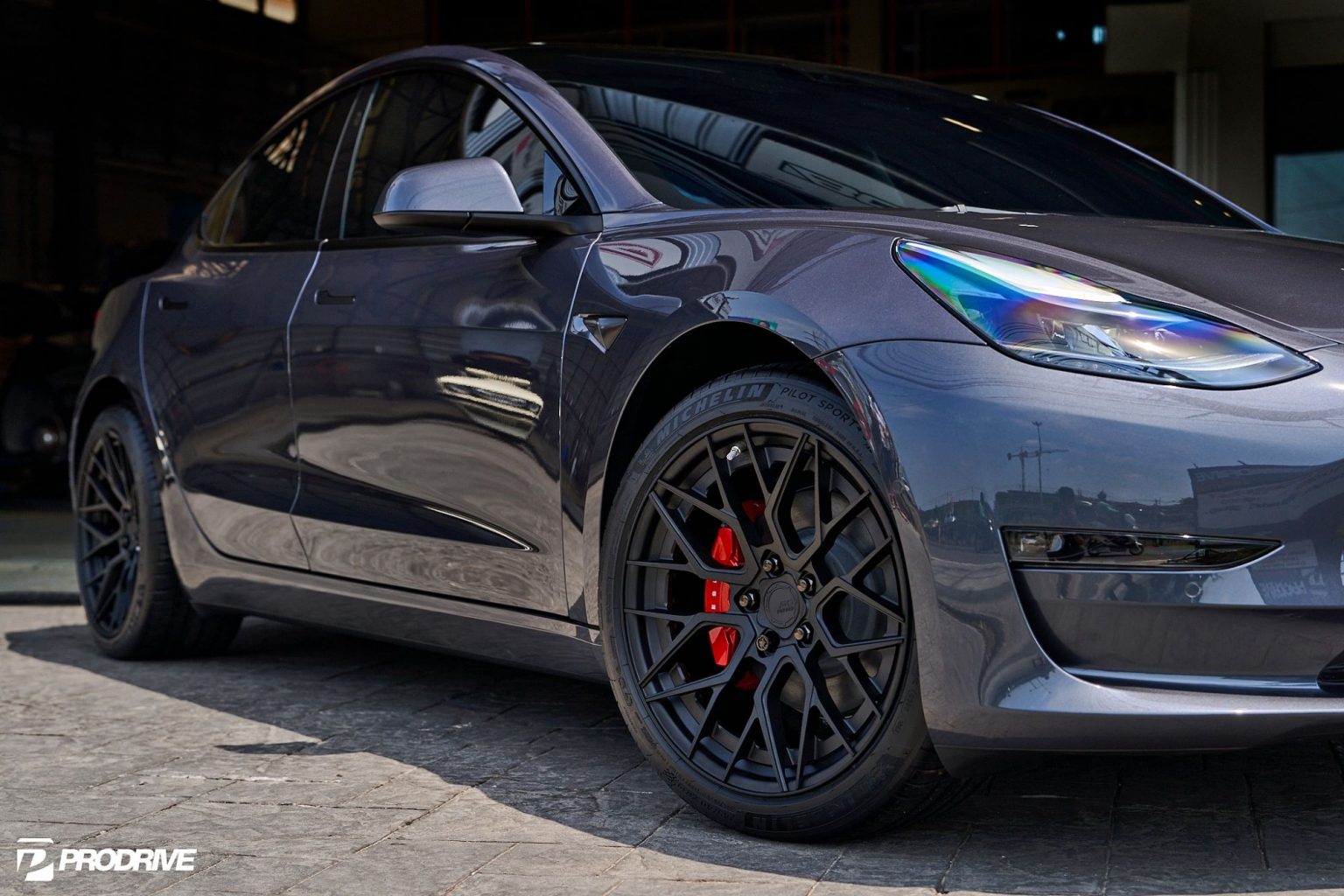Tesla Model 3 Grey BC Forged HCA192S | Wheel Front