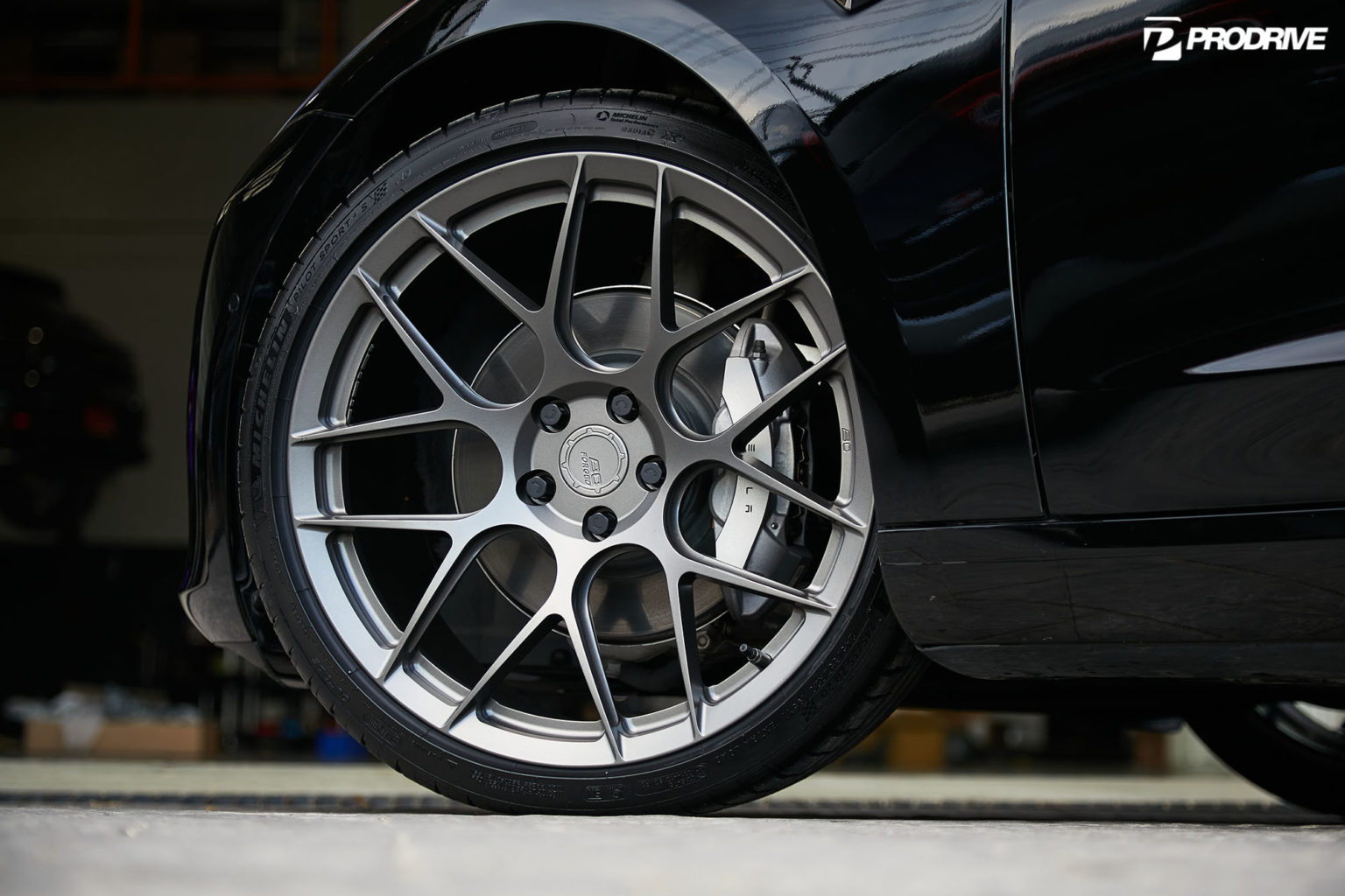 Tesla Model 3 Black BC Forged KL12 | Wheel Front