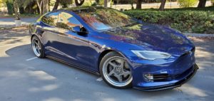 Tesla Model S Blue Skol SK6 | Wheel Front