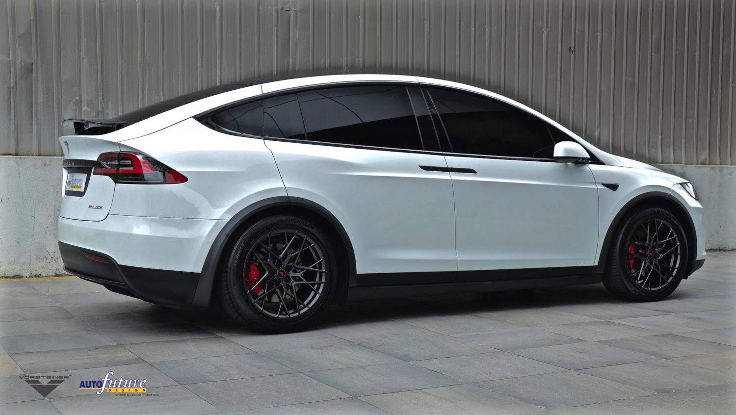 Tesla Model X White Vorsteiner V-FF 111 | Wheel Front