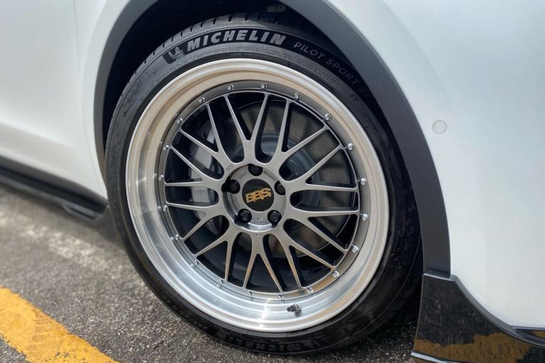 Tesla Model Y White BBS LM | Wheel Front
