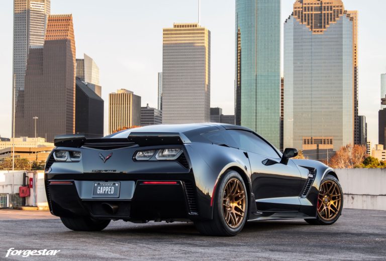 Chevrolet Corvette C7 Z06 Black Forgestar F14 | Wheel Front