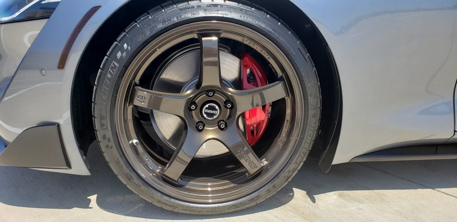 Toyota Supra GR A90 Grey Rays Gram Lights 57CR | Wheel Front
