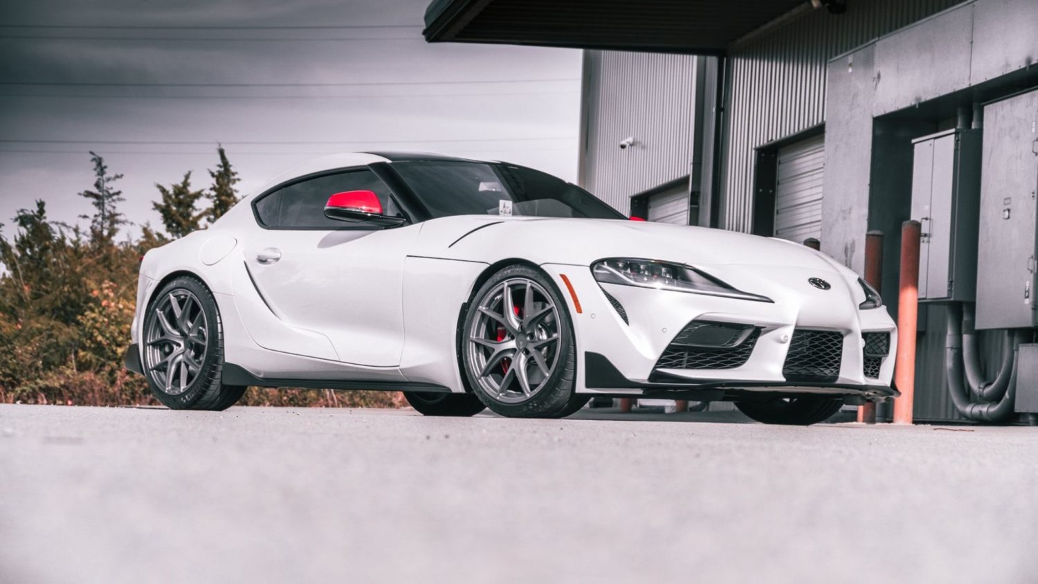 Toyota Supra GR White Zito ZF05 | Wheel Front