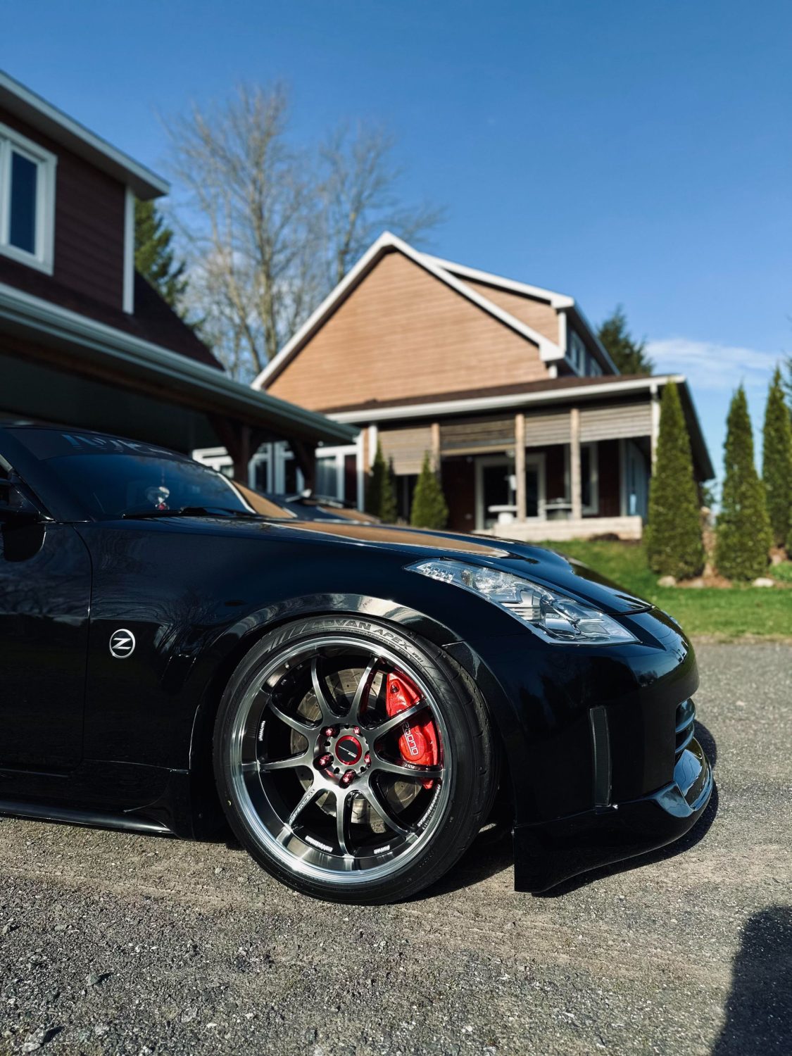 Nissan 350Z Black Work D9R | Wheel Front