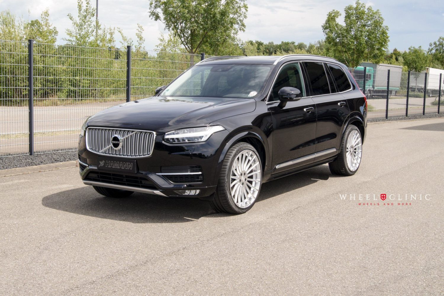 Volvo XC90 SPA Black with Hamann Anniversary Evo Aftermarket Wheels ...