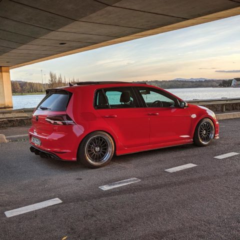 Volkswagen Golf R Mk7 Red SSR Professor TF1 | Wheel Front