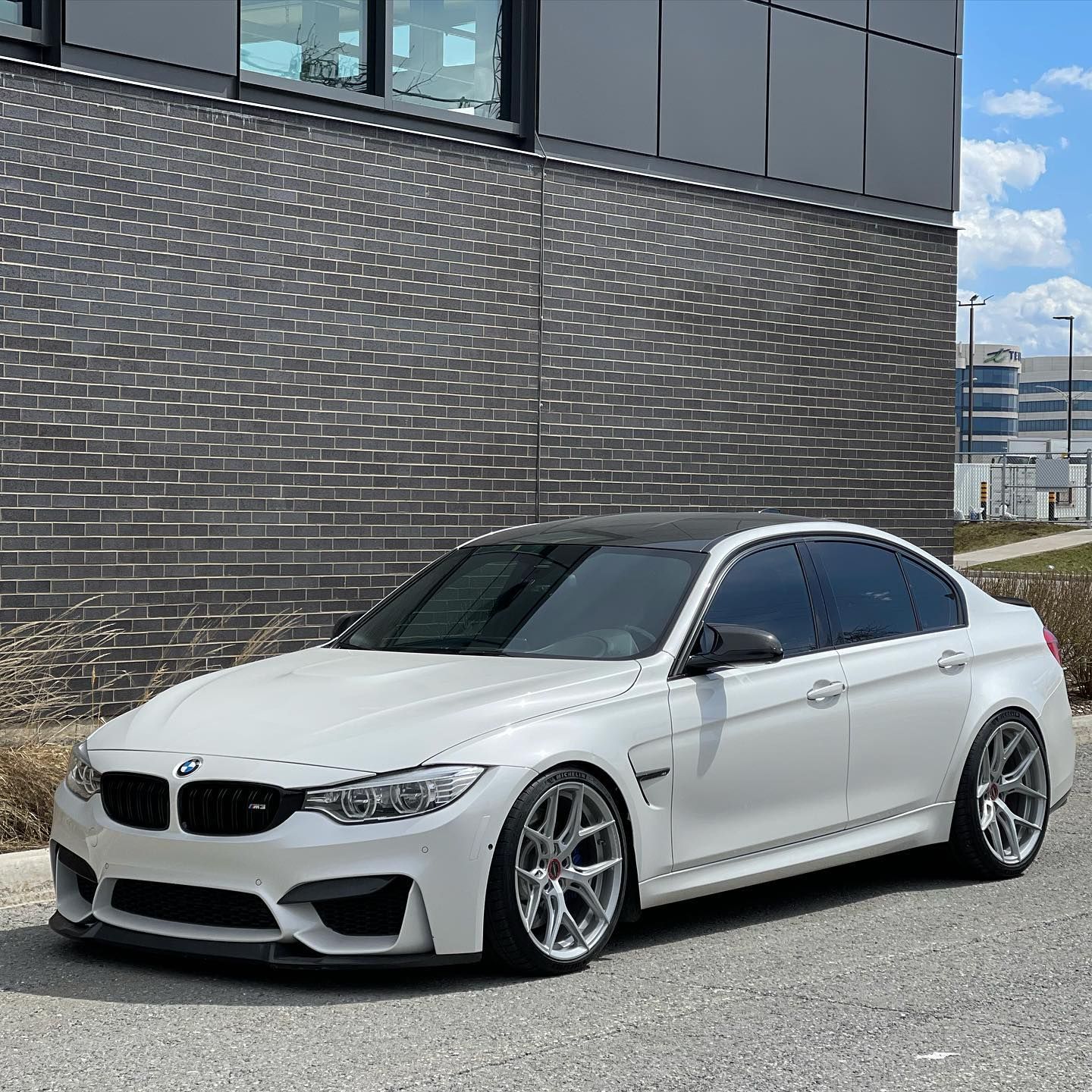BMW M3 F80 White Vossen HF-5