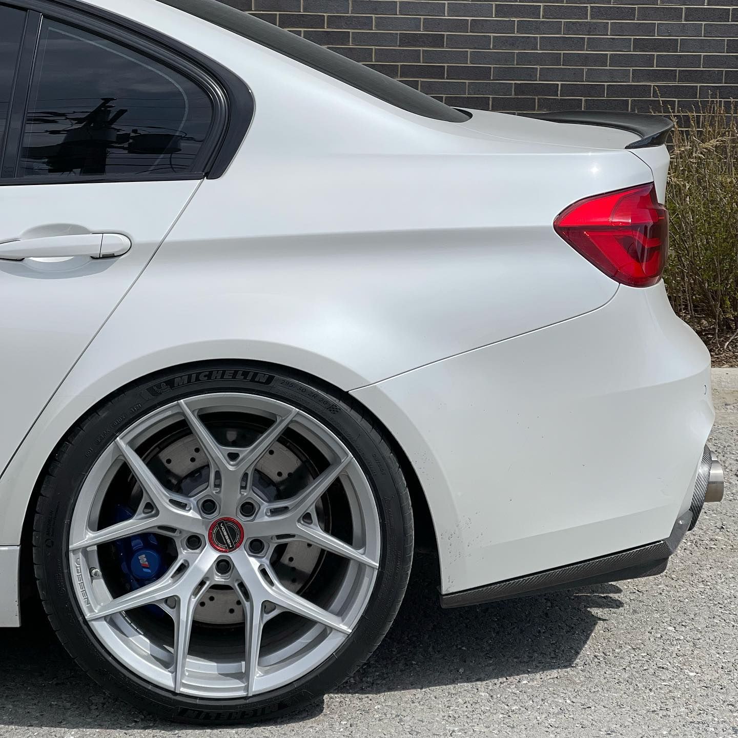 BMW M3 F80 White Vossen HF-5
