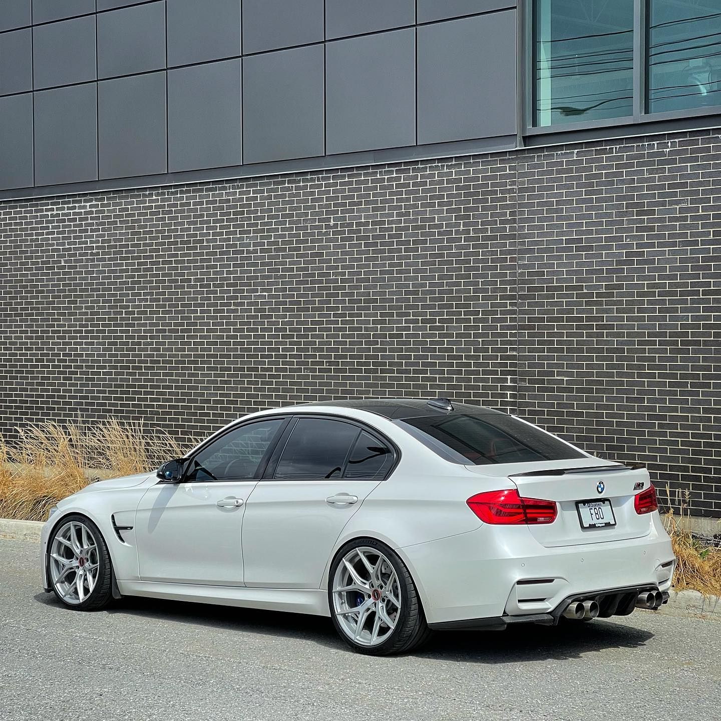 BMW M3 F80 White Vossen HF-5