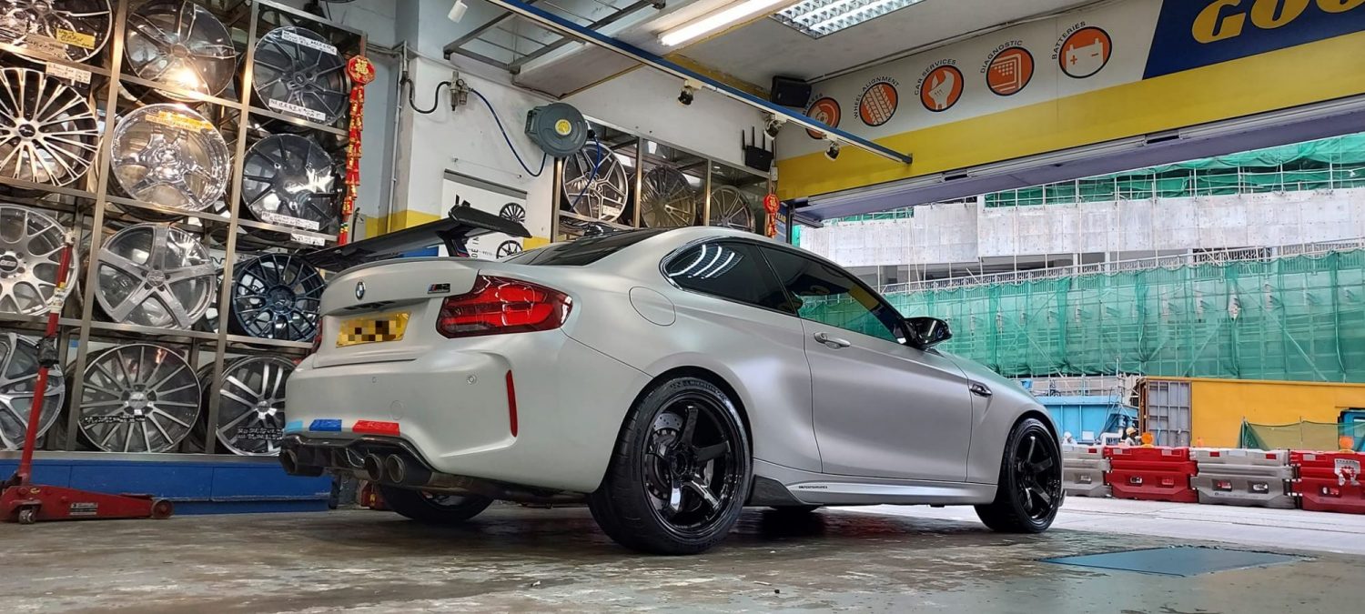 BMW M2 Competition F87 White Advan GT Beyond | Wheel Front