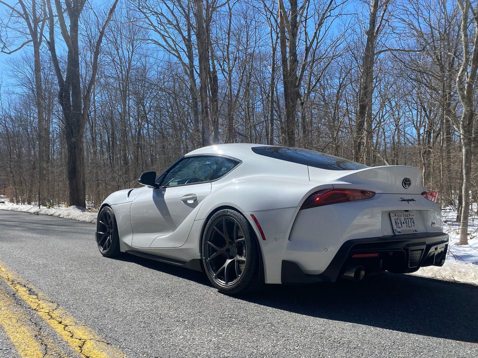 Toyota Supra GR White BC Forged RZ05 | Wheel Front