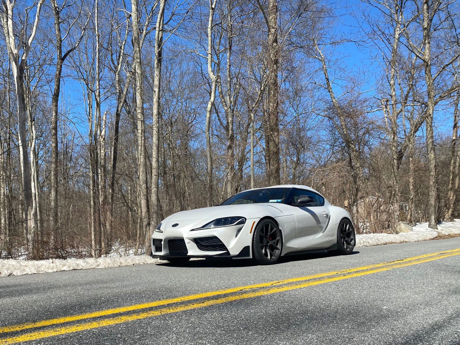 Toyota Supra GR White BC Forged RZ05 | Wheel Front