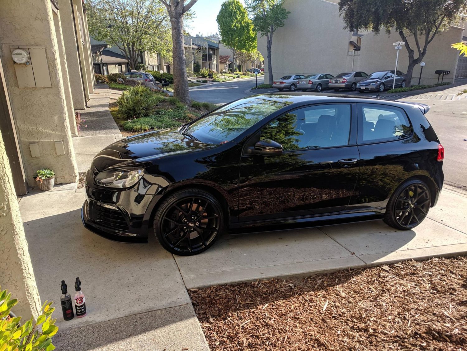 Volkswagen Golf R VI Black BBS SR Wheel | Wheel Front