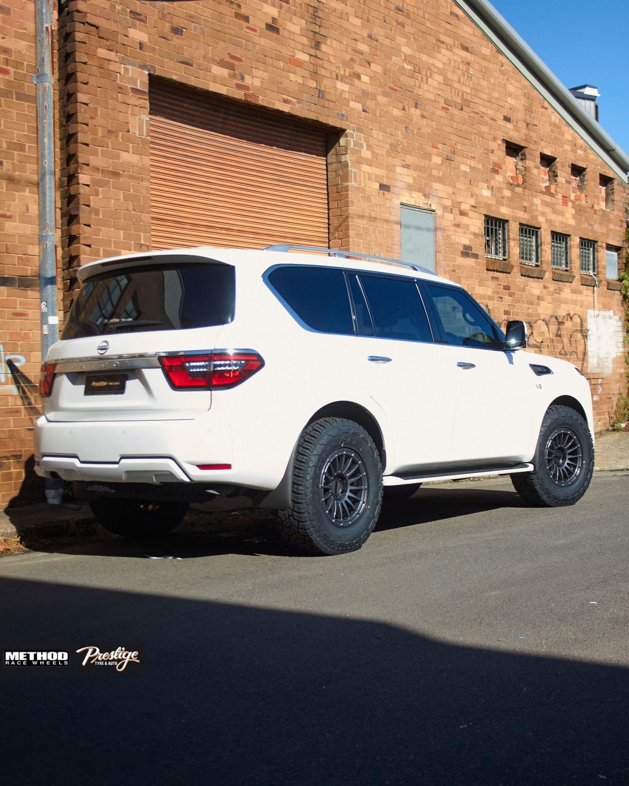 Nissan Patrol Y62 White Method 314 | Wheel Front