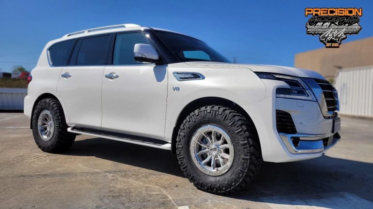Nissan Patrol Y62 White Dirty Life 9303 DT-1 | Wheel Front